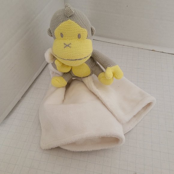 Baby Bum | Toys | Baby Bum Animal Monkey Knit Duke Yellow Gray Plush ...